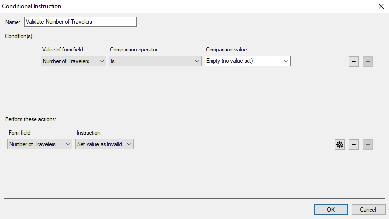 Creating Conditional Instructions For Form Fields Tx Text Control Net For Windows Forms 5325