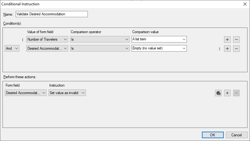 Creating Conditional Instructions for Form Fields - TX Text Control ...