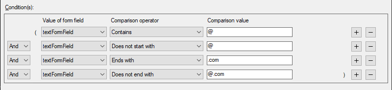 Creating Conditional Instructions for Form Fields - TX Text Control .NET for Windows Forms