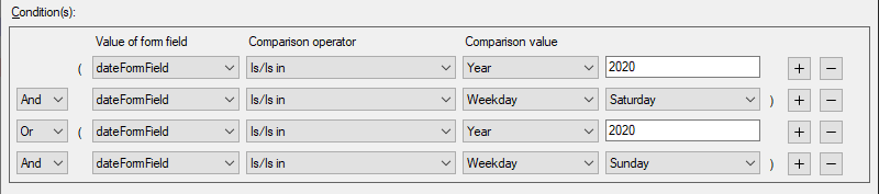 Creating Conditional Instructions for Form Fields - TX Text Control .NET for Windows Forms
