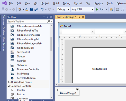 Howto: Mail Merge - TX Text Control .NET for Windows Forms