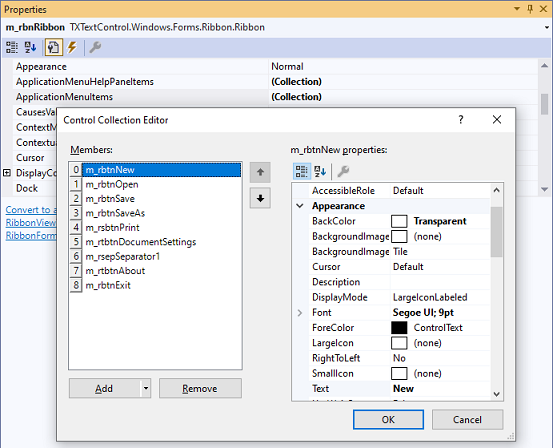 TX Words: The Ribbon Sample - TX Text Control .NET for Windows Forms