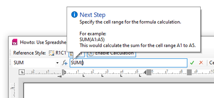 Howto: Use Spreadsheet Formulas in Tables - TX Text Control .NET for Windows Forms